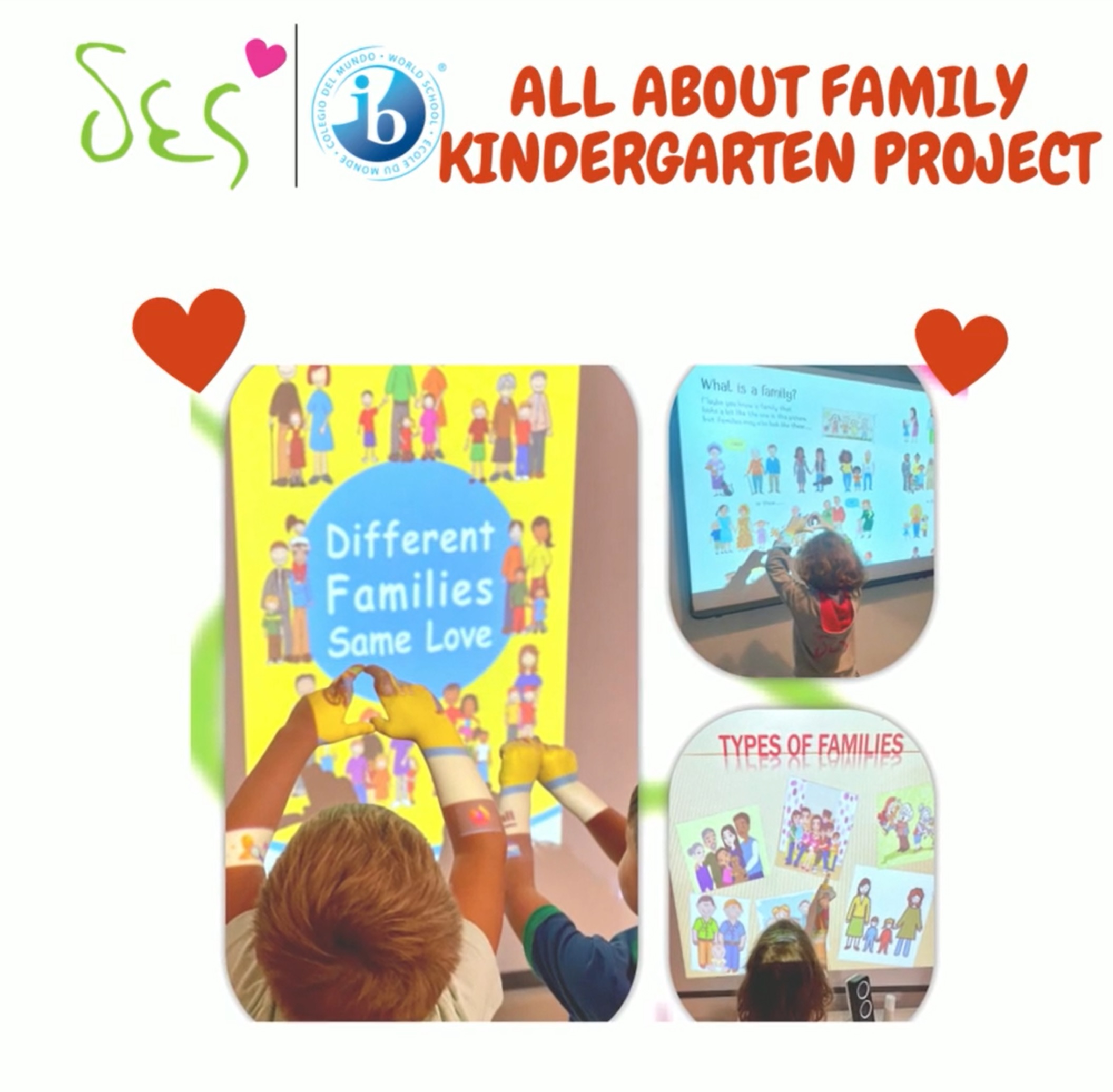 All about Family Project @ DES Kindergarten • Des